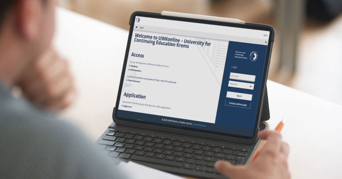 Student account - University for Continuing Education Krems